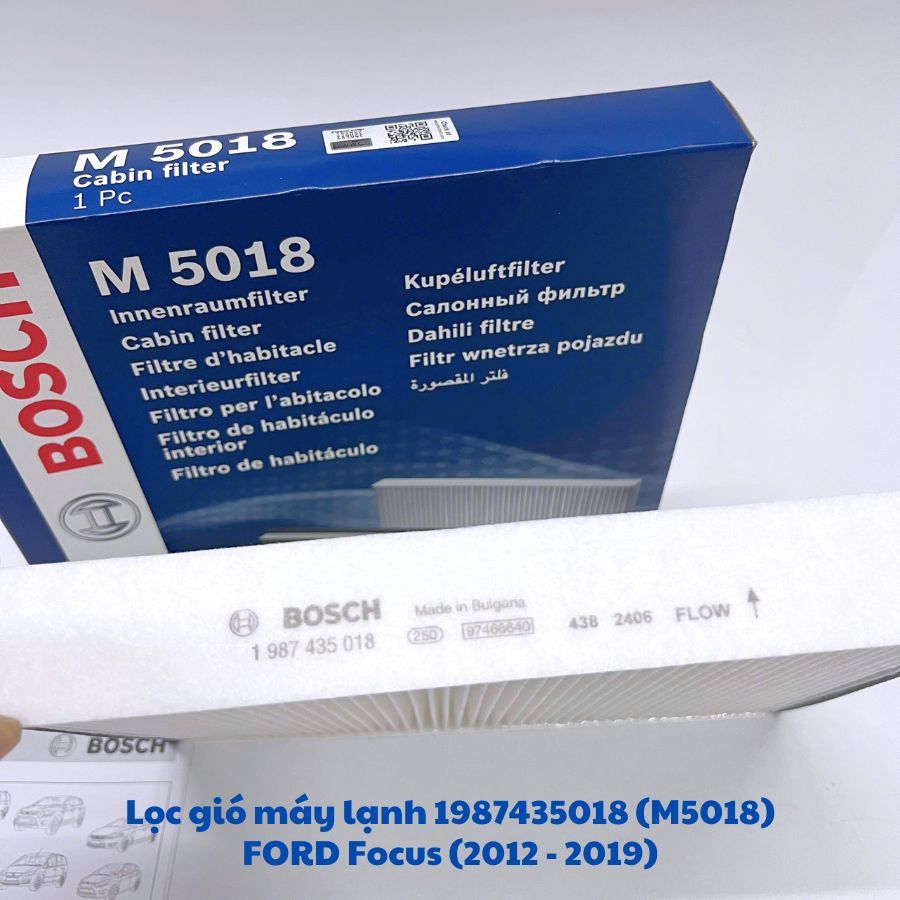 Lọc Gió Điều Hòa Tiêu Chuẩn BOSCH M5018 Cho Xe Ford Focus (2012 -2019) Hibucenter - HUỲNH GIA ...